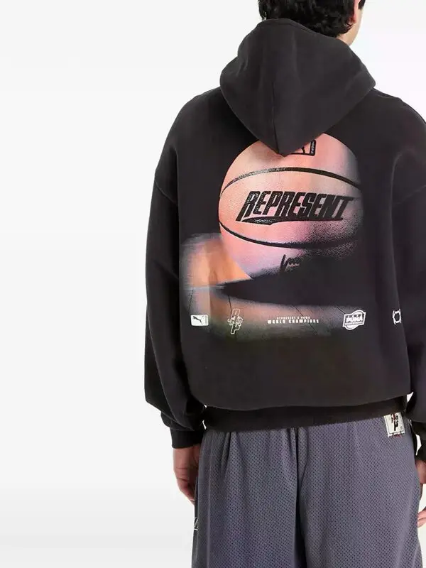 PUMA X Represent Long-sleeve Hoodie - Black
