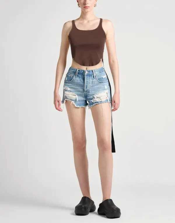 Rick Owens Crop Top - Brown