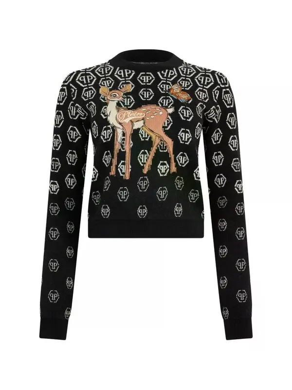 Philipp Plein Logo-embroidered Sweater