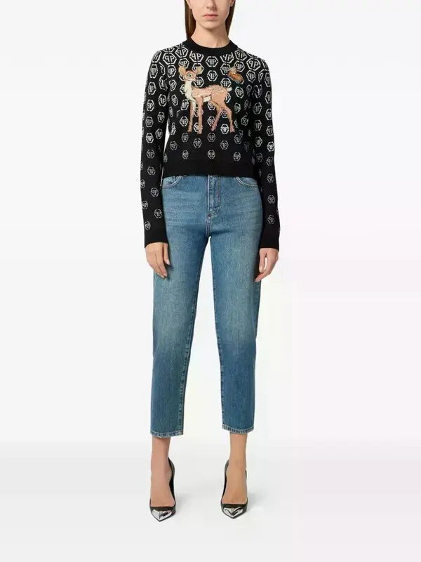 Philipp Plein Logo-embroidered Sweater