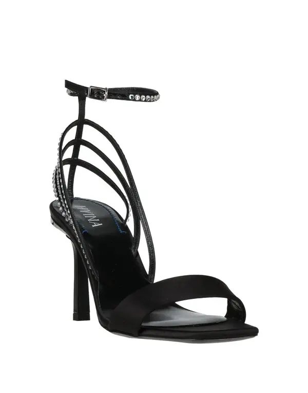 HYINA Embellished Stiletto Sandals