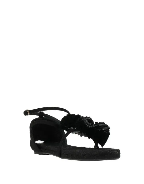 CastaÑer Textile And Leather Espadrille Sandals