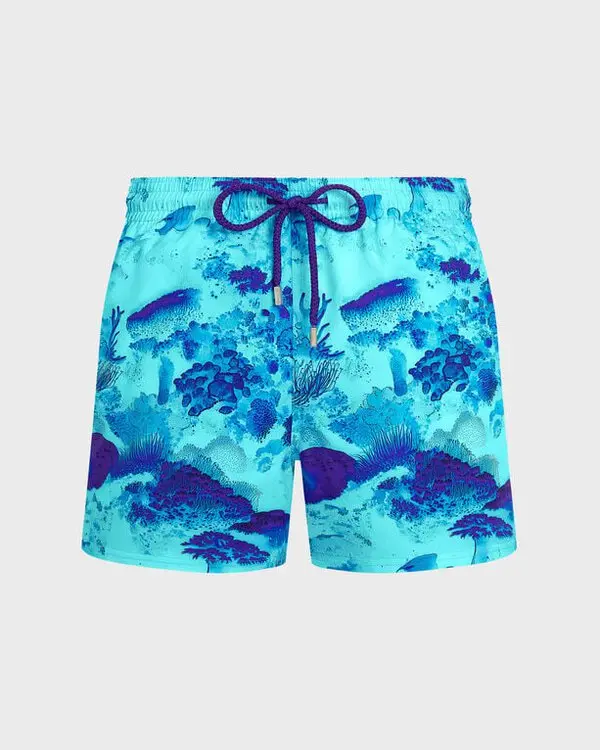 Vilebrequin Stretch Short Swim Trunks - Blue