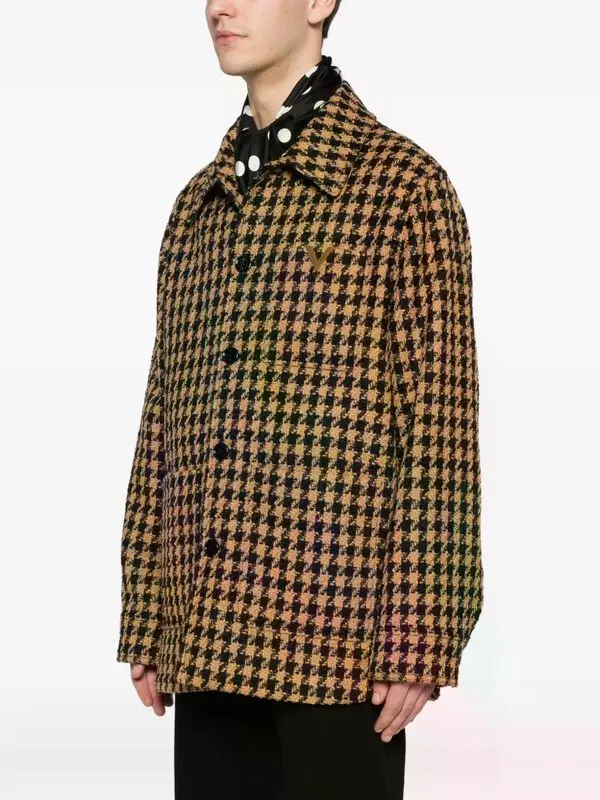 Valentino Garavani Patterned Pocket Coat