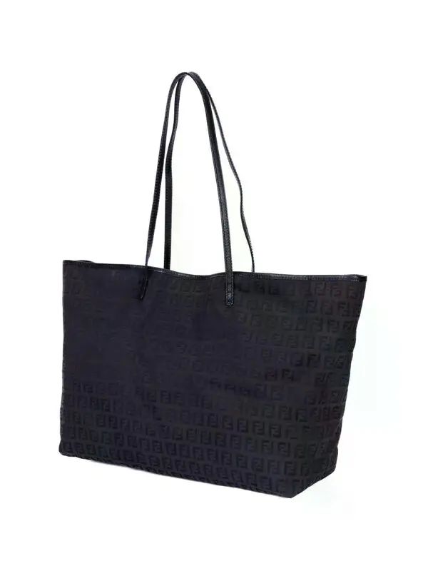 Fendi Zucchino Monogram Top Handle Tote Bag
