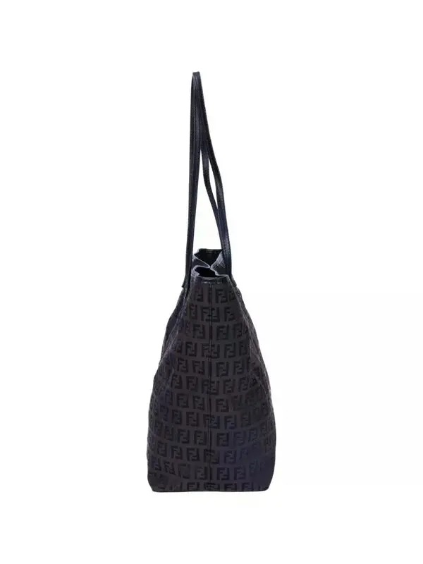Fendi Zucchino Monogram Top Handle Tote Bag
