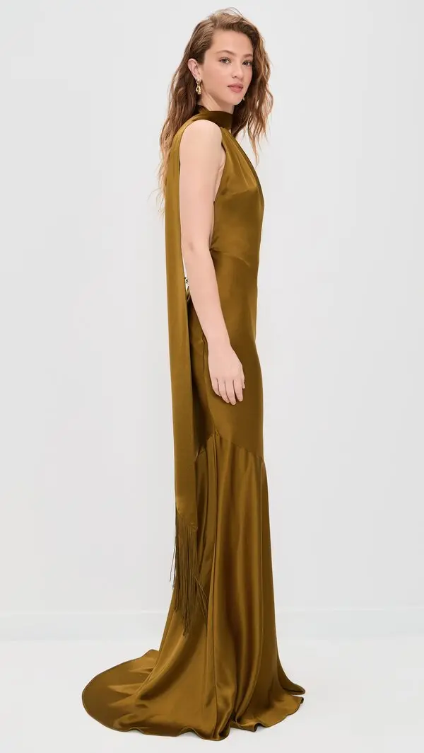 Retrofete Kelsa Maxi Dress - Ochre