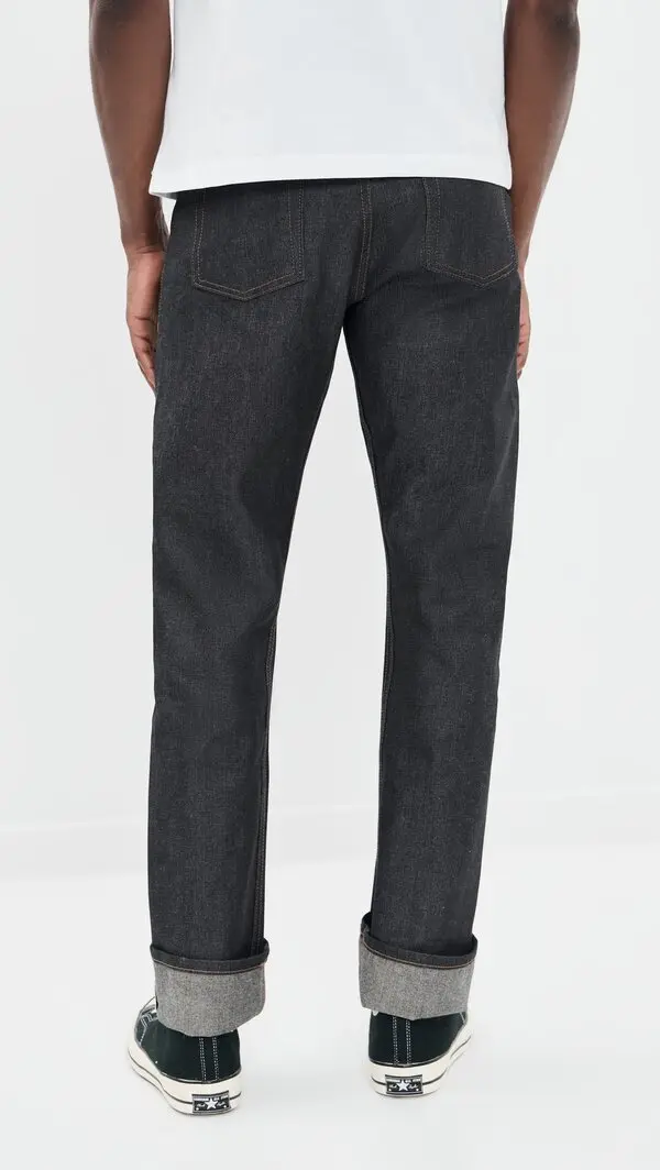 Naked & Famous Denim True Guy Hemp Blend Selvedge Jeans - Indigo