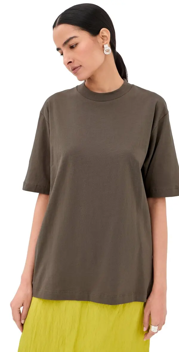Tibi Mock Neck T-shirt