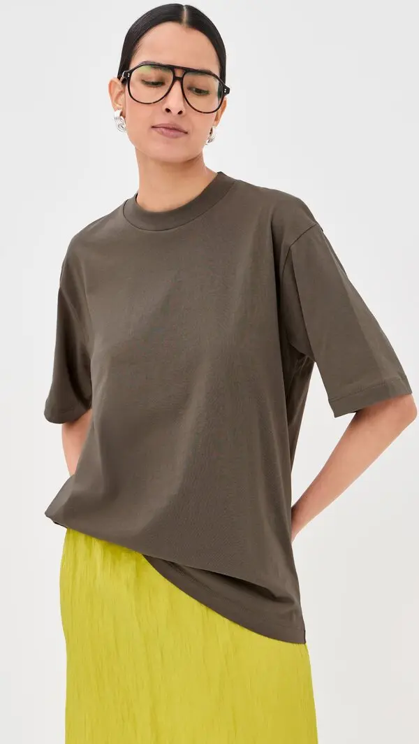 Tibi Mock Neck T-shirt