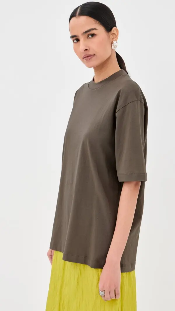 Tibi Mock Neck T-shirt