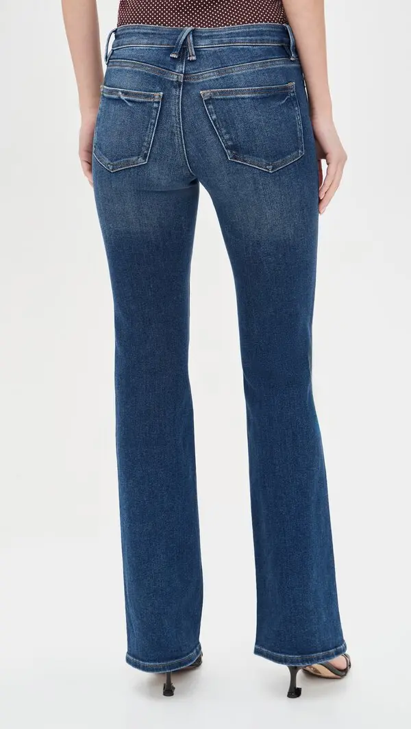 Good American Low Rise Bootcut Jeans