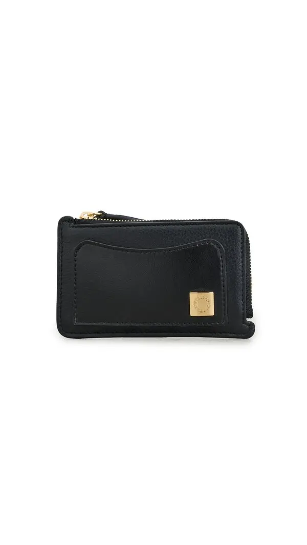 Stella McCartney Ryder Zip Card Holder - Black