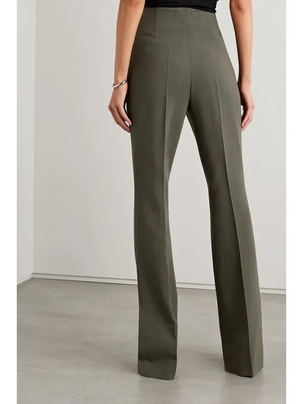Akris Faralda Wool-blend Flared Pants
