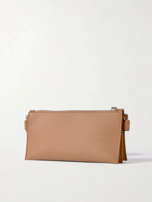 Loewe Joya Embellished Leather Shoulder Bag - Brown
