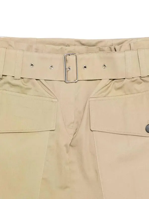 IRO PARIS Inoa Belted Mini Skirt - Neutrals