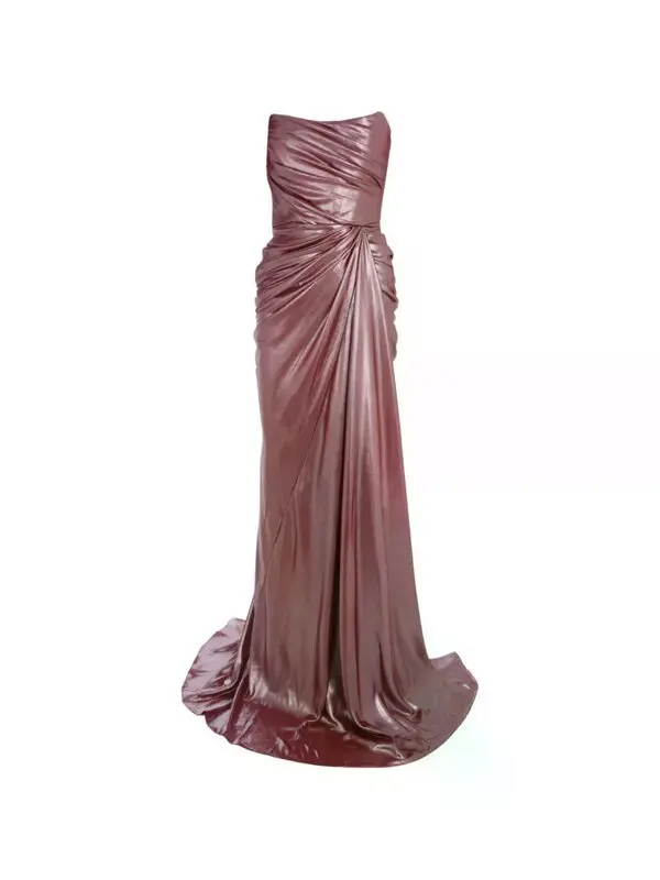 RHEA COSTA Zaira Strapless Maxi Dress