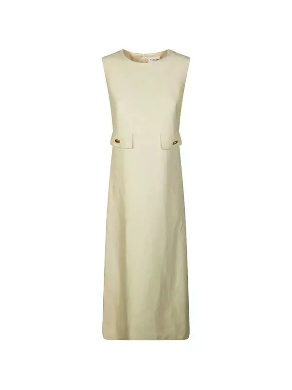 P.a.r.o.s.h Button Pocket Maxi Dress