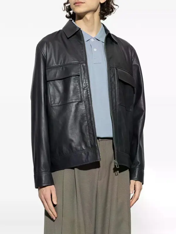 Paul Smith Zip-up Leather Jacket