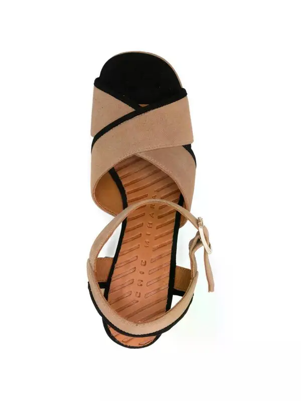 Chie Mihara Criss-cross Buckle Sandals