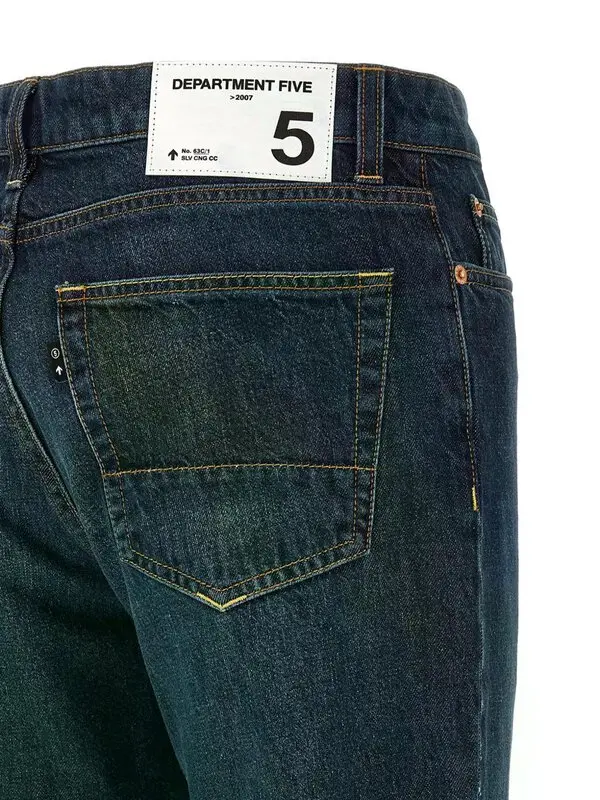 DEPARTMENT 5 Stonewashed Jeans With Contrast Stitching