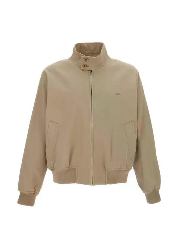 A.p.c. Zip-up Bomber Jacket - Neutrals