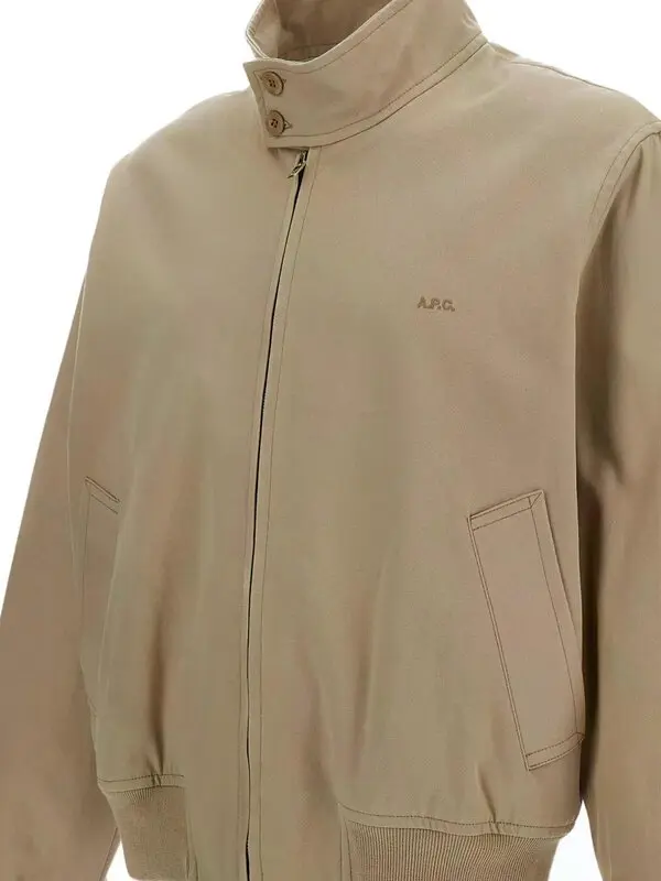 A.p.c. Zip-up Bomber Jacket - Neutrals
