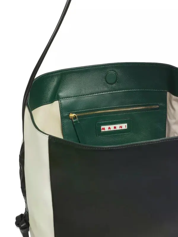 Marni Colour-block Split-handle Shoulder Bag