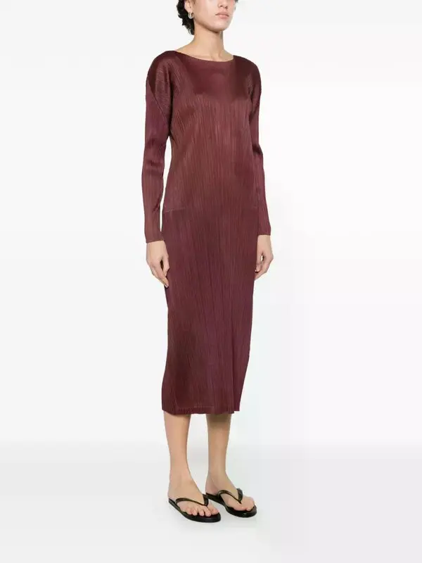 Issey Miyake Pleated Midi Dress
