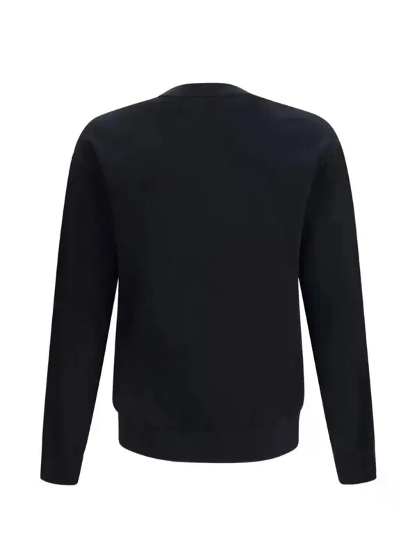 LANEUS Long-sleeve Knitted Sweatshirt - Blue