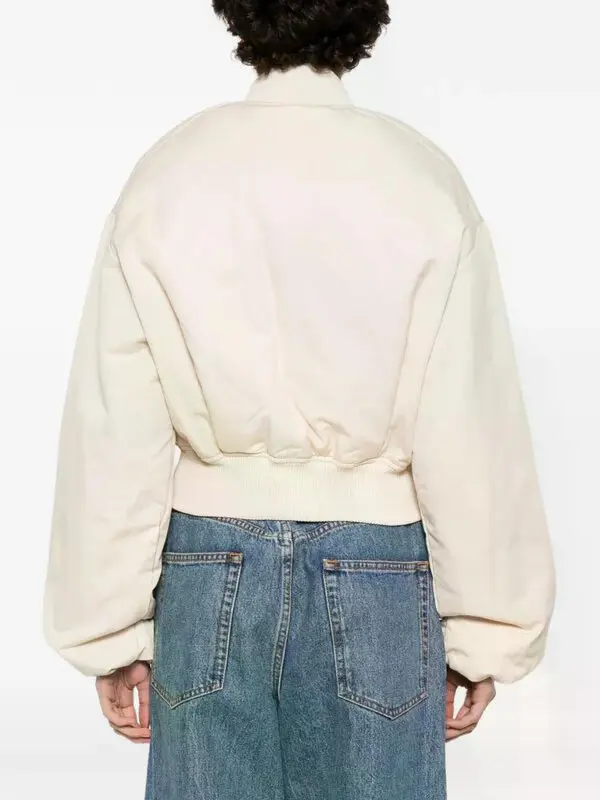 Axel Arigato Lola Zipped Bomber Jacket - Neutrals