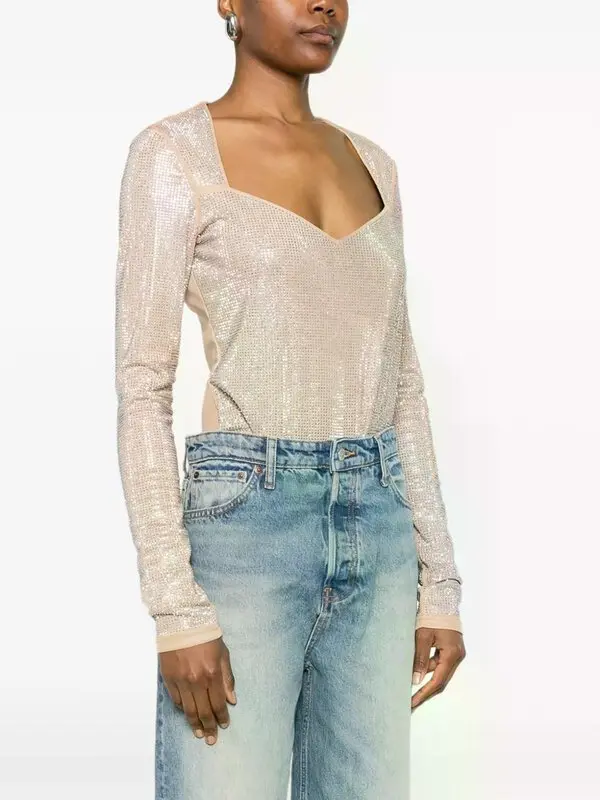 BLUGIRL Crystal-embellished Bodysuit