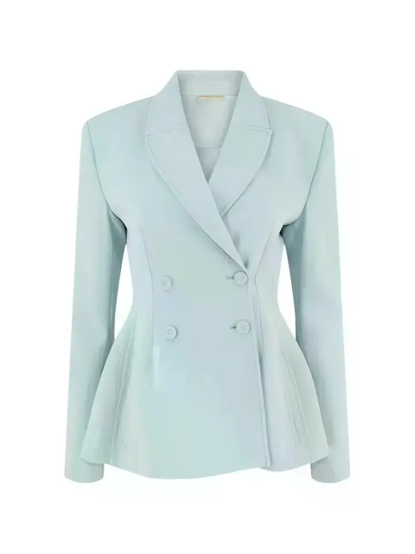 Alexis Helen Double-breasted Jacket - Blue