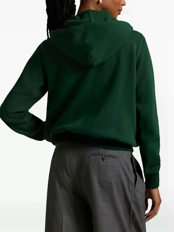 Polo Ralph Lauren Logo-embroidered Hoodie - Green