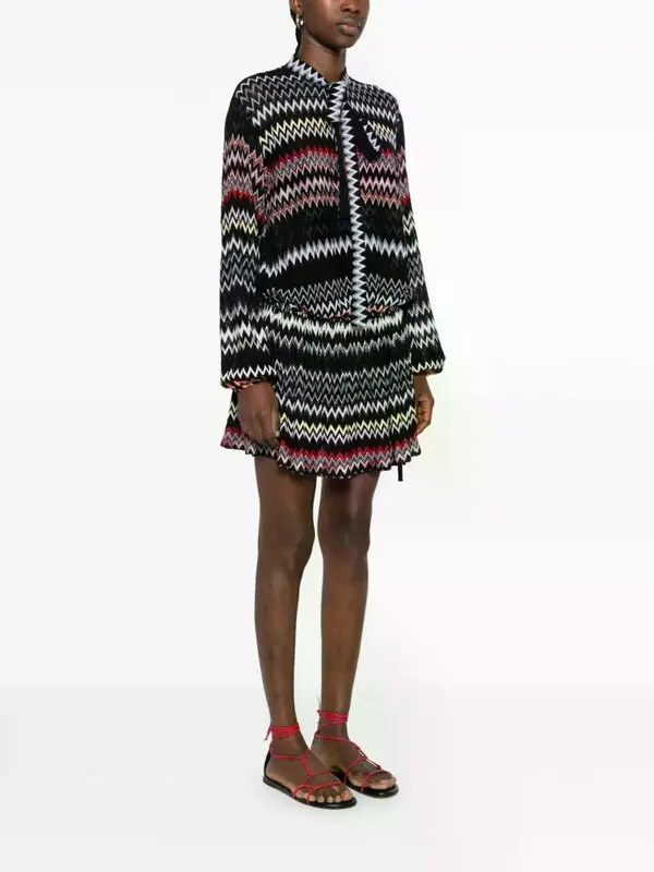 Missoni Chevron Pattern Mini Dress