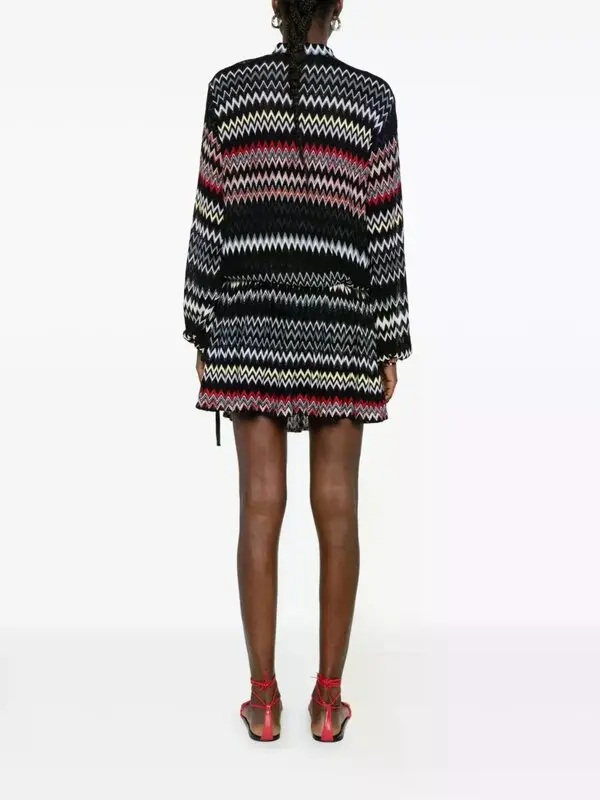 Missoni Chevron Pattern Mini Dress