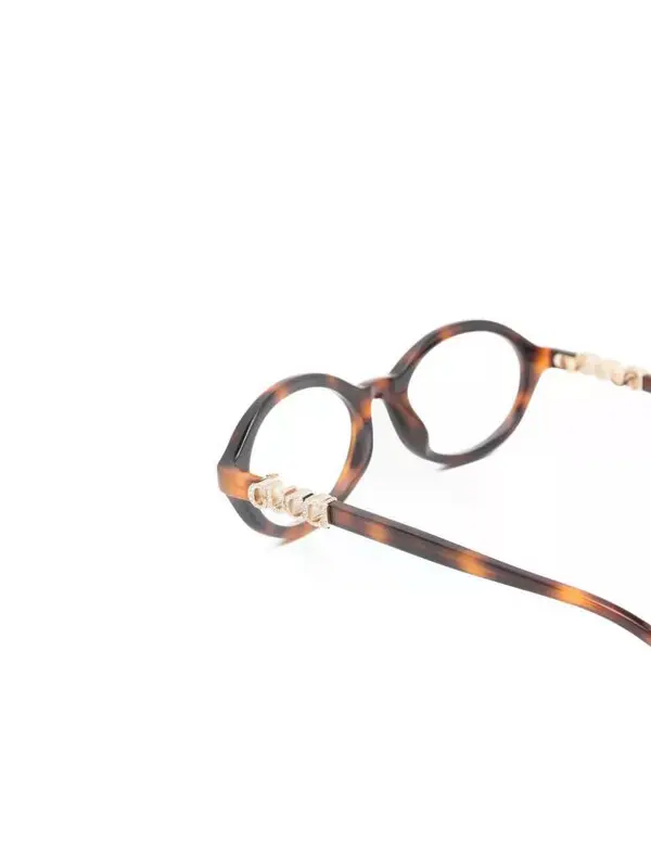 Gucci Oval Eyeglasses - Brown