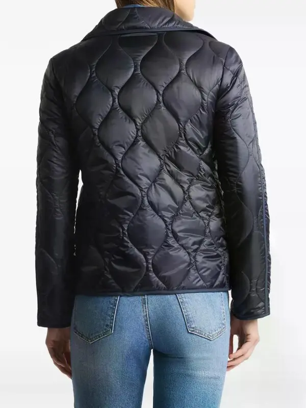 FAY Quilted Puffer Jacket - Blue