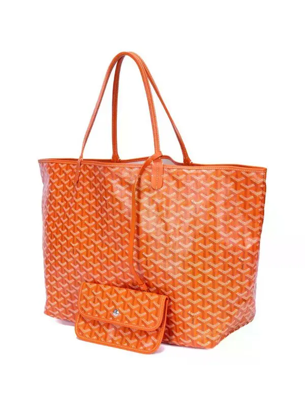 Goyard Saint Louis Print Tote Bag - Orange