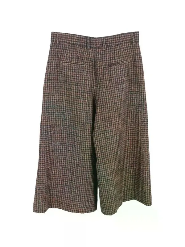 Dolce & Gabbana Houndstooth Wide Leg Shorts