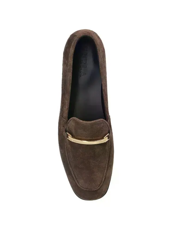 Furla Metal Bar Loafers