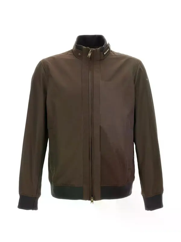 Woolrich High Collar Zip Jacket - Brown