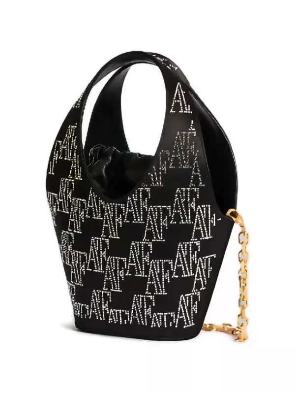 Alberta Ferretti Monogram-pattern Beaded Bag