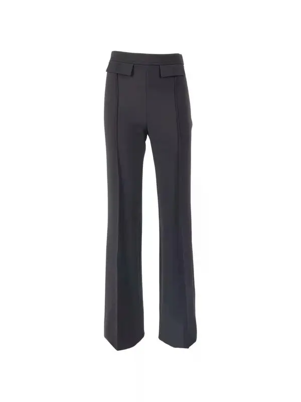 Elisabetta Franchi Letter-detail Trousers - Black
