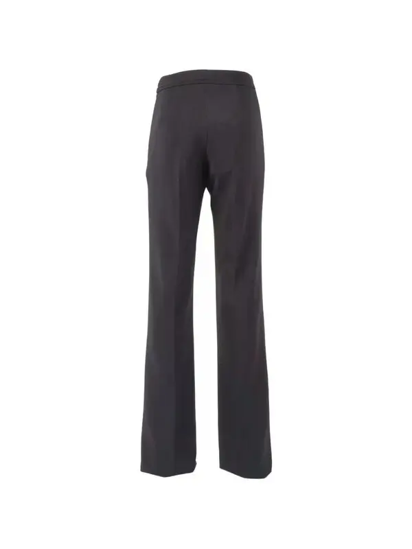 Elisabetta Franchi Letter-detail Trousers - Black