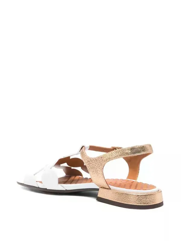 Chie Mihara Scalloped-trim Sandals