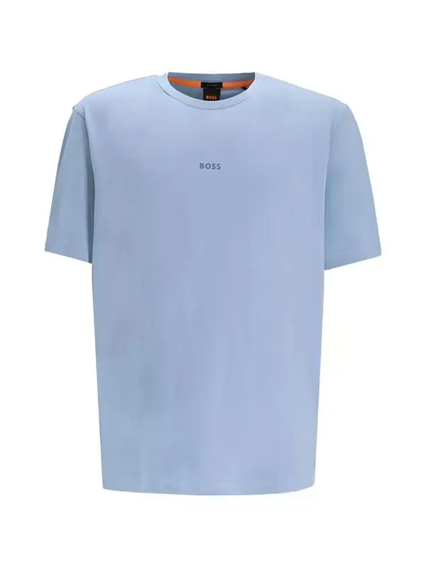BOSS Short-sleeve Crew-neck T-shirt - Blue