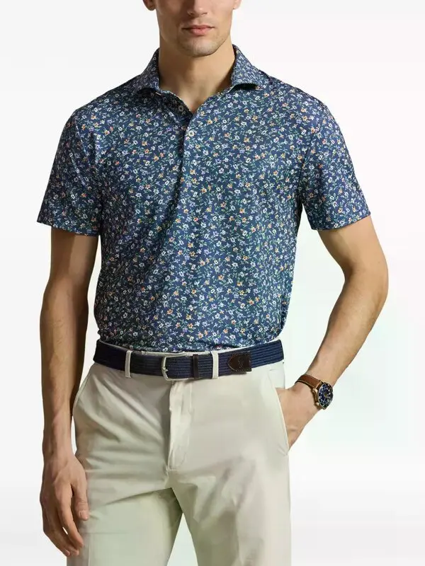Rlx Ralph Lauren Floral Polo Shirt