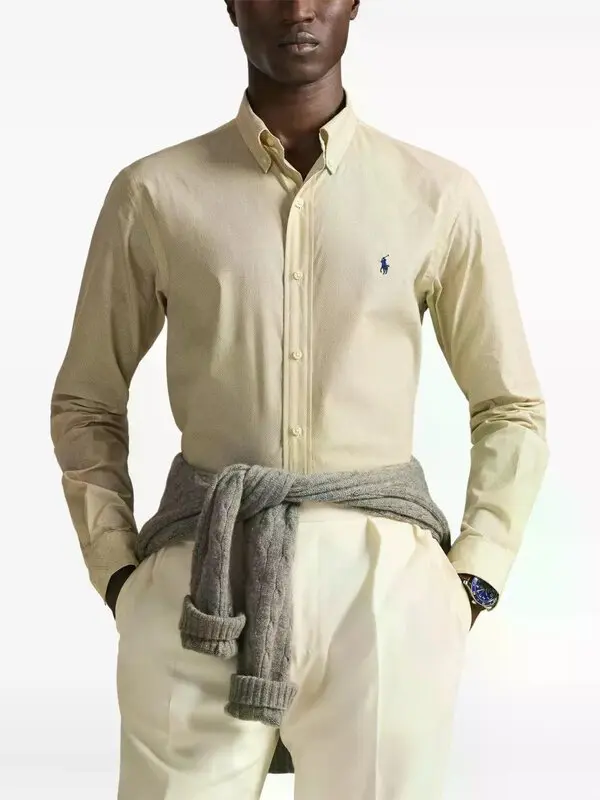 Polo Ralph Lauren Buttoned Long-sleeve Shirt - Neutrals
