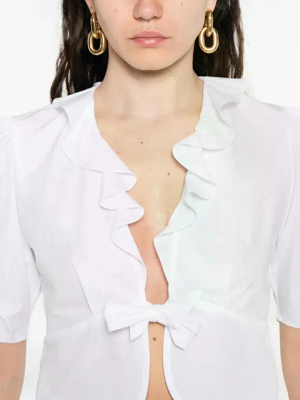 Sandro Ruffled-collar Blouse